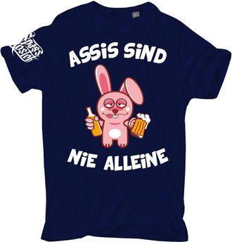 Spass Kostet &Uuml;bergr&ouml;&szlig;en Herren T-Shirt Assis sind nie alleine Bunny Festival bierk&ouml;nig 3XL bis 8XL