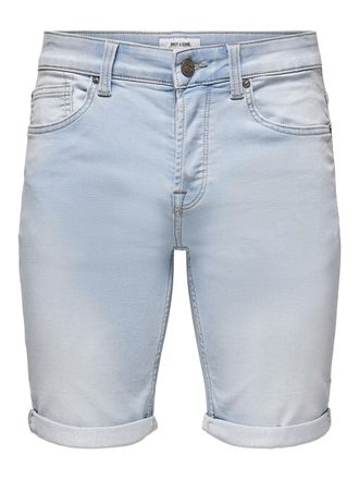 Only & Sons Herren O&S Denim Capri Jeans Shorts 3/4 Bermuda Pants Sommer Hose Kurze Freizeit Trousers ONSPLY
