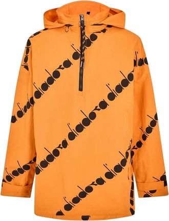 Diadora Anorak f&uuml;r Herren (Orange/Schwarz)