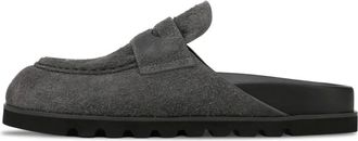 Naked Wolfe Homme, Chaussures, Gris, Taille: 41 EU Cord Mule
