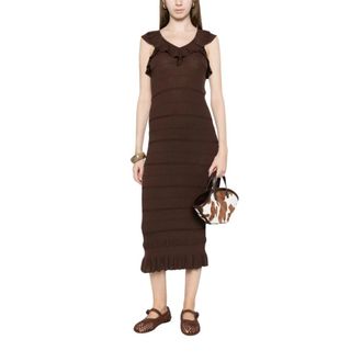 Twinset Strickkleider - - Dresses - Damen - Braun - L