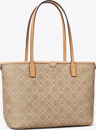 Tory Burch Damen Kleine Tote Bag mit T-Monogramm und Rei&szlig;verschluss