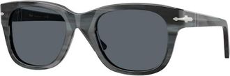 Persol unisex, Accessoires, Gris, Taille: 53 MM Po3372S 1224R5 Lunettes de soleil
