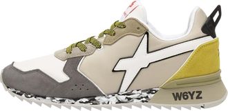 W6YZ Jet-M.-Sneakers aus technischem Gewebe und Veloursleder, Anthrazit 40