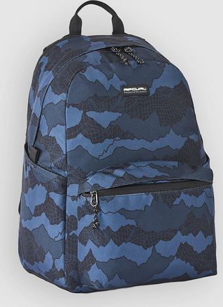 Rip Curl Crusher 30L Camo Check Rucksack navy