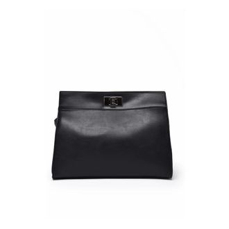Ermanno Scervino Femme, Sacs, Noir, Taille: ONE Size Hobo Tina