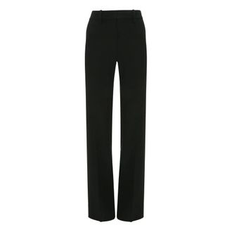 Victoria Beckham Femme, Pantalons, Noir, Taille: 38 FR Pantalon droit taille haute sur mesure