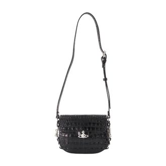 Vivienne Westwood Hunter Flap Crossbody - - Bags - Damen - Schwarzk - ONE SIZE