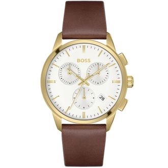 HUGO BOSS Dapper Uhr - - Accessories - Herren - Braun - ONE SIZE