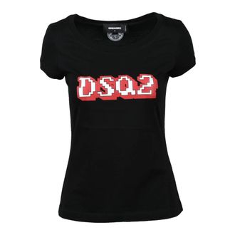 Dsquared2 Dsquared2 T-Shirt - - Tops - Damen - Schwarzk - 2XS