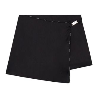 GCDS Logo-Besetzter Minirock - - Shorts - Damen - Schwarzk - S
