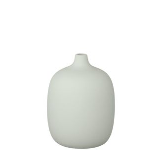 Blomus Vase -CEOLA- | Farbe Desert Sage | 14&Oslash; x 19H cm | Dekovase Gr&uuml;n | Blumenvase aus Keramik