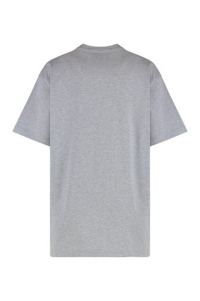 Gucci Womens Cotton Crew-Neck T-Shirt Grey T-Shirts & Jerseys