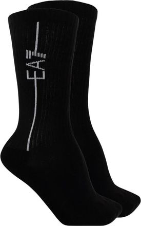 Emporio Armani Emporio Armani Ea7, Homme, Sous-v&ecirc;tements, Noir, Taille: L/Xl Branded Socks 2-Pack