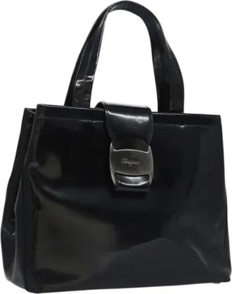 Ferragamo Pre-owned Coated canvas sacs-main - Femme - Pre-owned - Noir - Taille: ONE Size