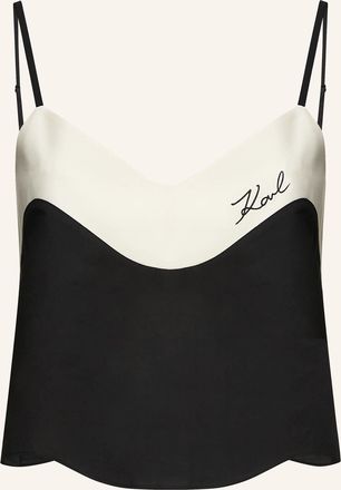 Karl Lagerfeld Top schwarz