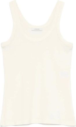 Christophe Lemaire Femme, Tops, Blanc, Taille: 40 FR Rib Tank Top