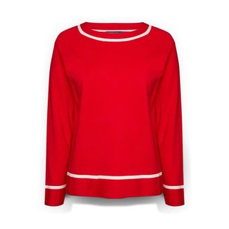 Elena Miro Damen, Strickwaren, Rot, SGr&ouml;&szlig;e