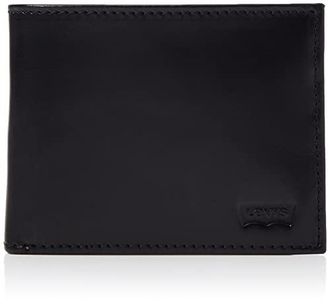 Levi's Homme Levis Casual Classics Hunte Coin Bifold - Batwing Accessoire de voyage Portefeuille double pli, Regular Black, UN EU