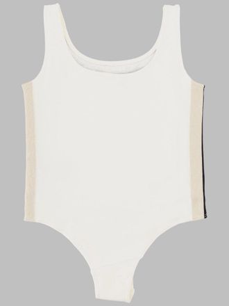Palm Angels Track-Inspired Bodysuit - White