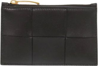 Bottega Veneta Porte-cartes Pre-owned - Femme - Pre-owned - Noir - Taille: ONE Size