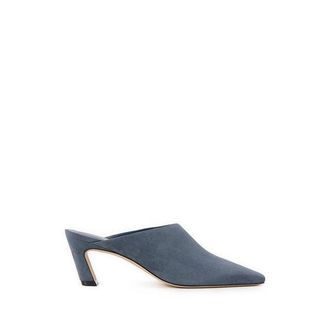 Stuart Weitzman Mulle Stassi 50 en cuir su&eacute;d&eacute;