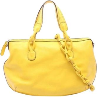 Loewe Sac &agrave; main Pre-owned - Femme - Pre-owned - Jaune - Taille: ONE Size