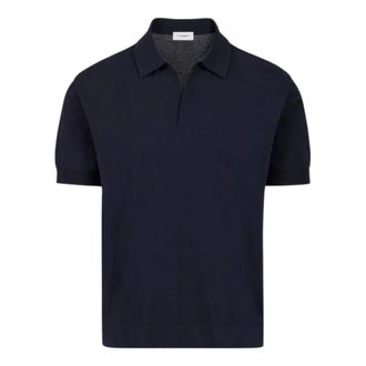 Paolo Pecora Feinstrick-Polohemd - - Tops - Herren - Blau - 2XL