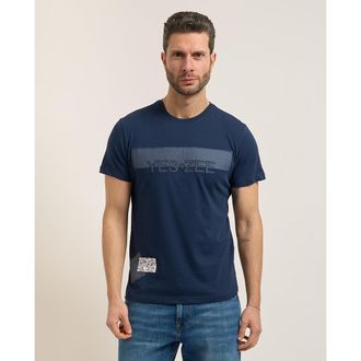 Yes-Zee T-shirt homme col rond en coton
