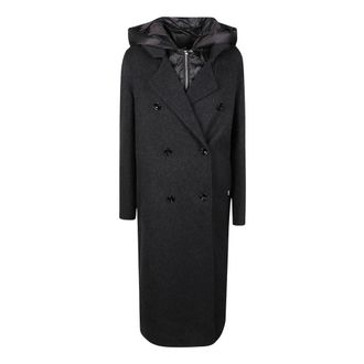 Add Long Coat - Femme - Manteaux - Noir - Taille: 42 FR