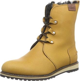 Lacoste Baylen 5, Bottines Chukka mi-Hautes &agrave; Doublure Chaude Femmes - Marron - Braun (Tan 013), 41 EU