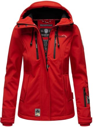 Marikoo Softshelljacke MARIKOO Kleine Zicke, Damen, Gr. S (36), rot, Obermaterial: 98% Polyester, 2% Elasthan, Innenseite: 100% Polyester, Jacken Softshelljac