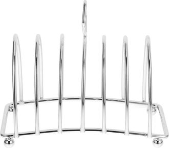 BESPORTBLE Toastst&auml;nder aus Edelstahl Brotregal mit Separatem Fach Multifunktionaler K&uuml;chen und Tisch Toasthalter f&uuml;r T&auml;glichen Gebrauch