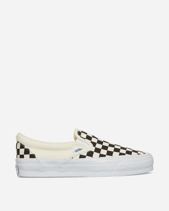 Vans Premium Slip-On 98 Checkerboard Sneakers Black / Off White