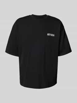 Review T-Shirt mit &uuml;berschnittenen Schultern