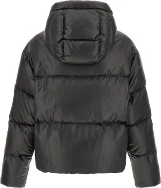 Maison Margiela Lacquered Finish Down Down Jacket - Black