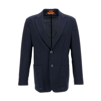 Barena Giacca monopetto - - Jackets - Herren - Blau - S