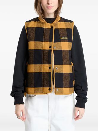 Columbia gilet r&eacute;versible &agrave; carreaux - Jaune