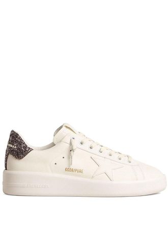Golden Goose baskets Purestar en cuir - Blanc