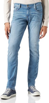Mustang Jeans Herren Oregon Tapered Jeans, Mittelblau 313, 31W / 32L