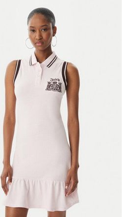 Juicy Couture Sommerkleid Juicy Peplum JCGED126016 Rosa Regular Fit