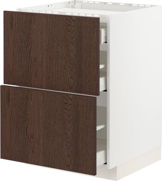 IKEA METOD / MAXIMERA Unterschr.f Kochf/2 Fronten/3 Sch