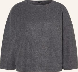 OPUS Shirt Gussi Mit 3/4-Arm Aus Flanell grau