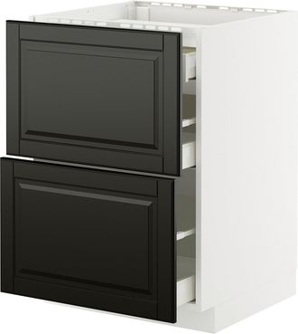 IKEA METOD / MAXIMERA Unterschr.f Kochf/2 Fronten/3 Sch