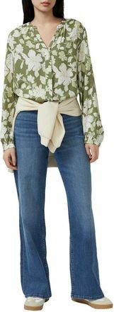 s.Oliver Langarmbluse mit All-Over Print