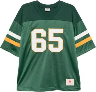 Champion Homme, Tops, Vert, Taille: M T-shirt &agrave; col en V