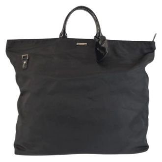 Gucci Sac cabas en nylon Pre-owned - Femme - Pre-owned - Noir - Taille: ONE Size