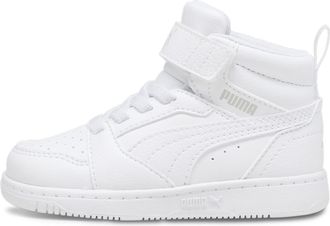 Puma Basket mi-haute Rebound V6 B&eacute;b&eacute;, Chaussures, Blanc, 21
