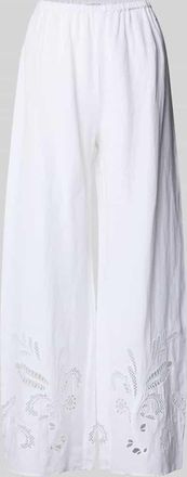 Tommy Hilfiger Loose Fit Weite Hose aus Leinen-Viskose-Mix