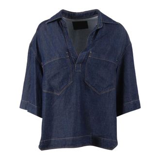 Dondup Damen, Blusen & Hemden, Blau, MGr&ouml;&szlig;e